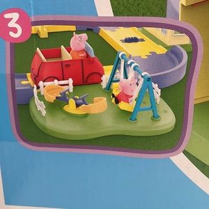 Hasbro | Toys | Peppa Pig All Around Peppas Town Set With Adjustable ...